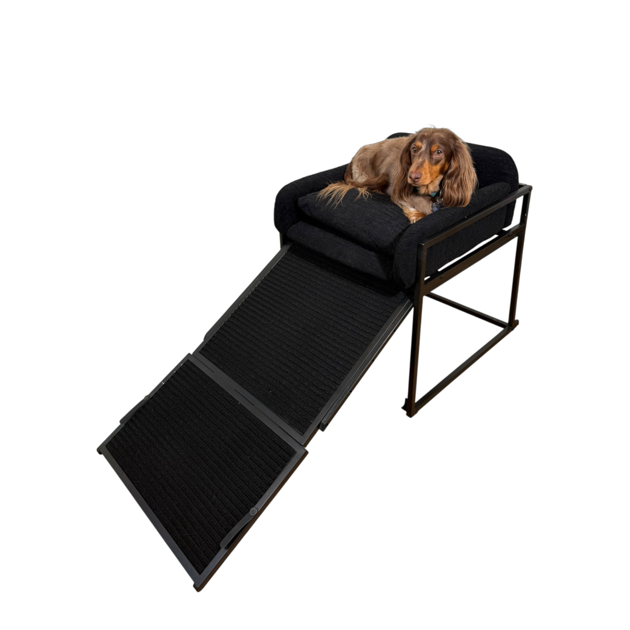 SeatMate® Pet Office Chair: Black Boucle
